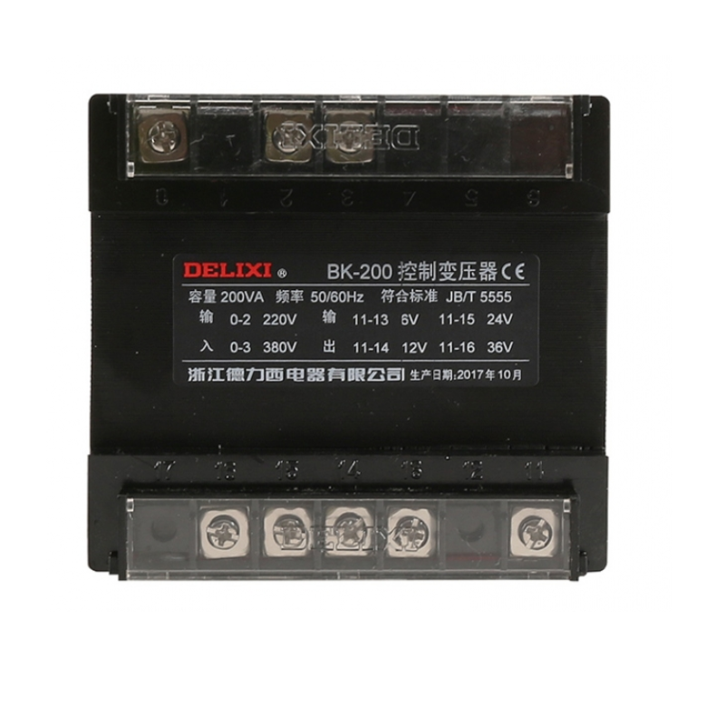 德力西 Delixi BK200D01 控制变压器 BK-200VA 380V/220V 计价单位:个-华山云商
